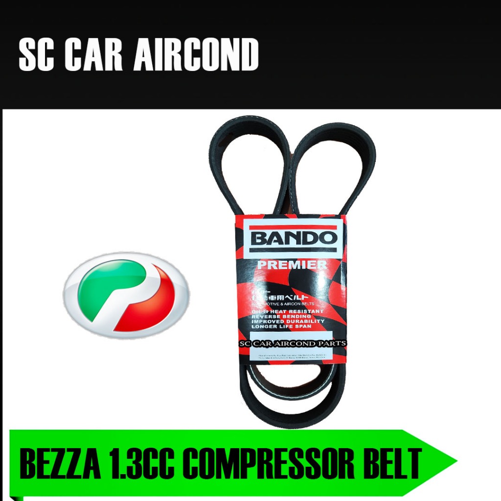 PERODUA BEZZA 1.3CC 6PK BANDO BELT (AIRCOND COMPRESSOR BELT) | Shopee ...