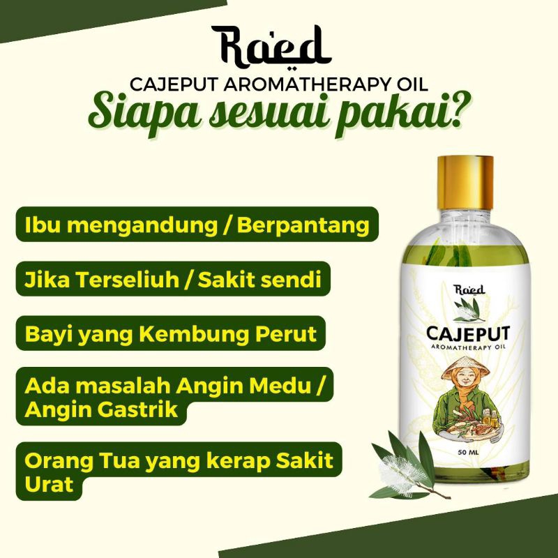 NEW!! CAJEPUT AROMATHERAPY OIL. Minyak legakan sakit badan ibu ...