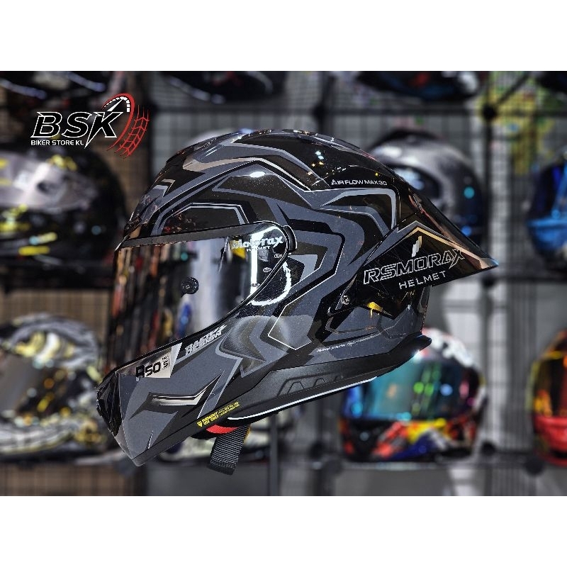Original RSMORAX (Motorax) R50s Pro Shadow Full Face Helmet | Shopee Malaysia