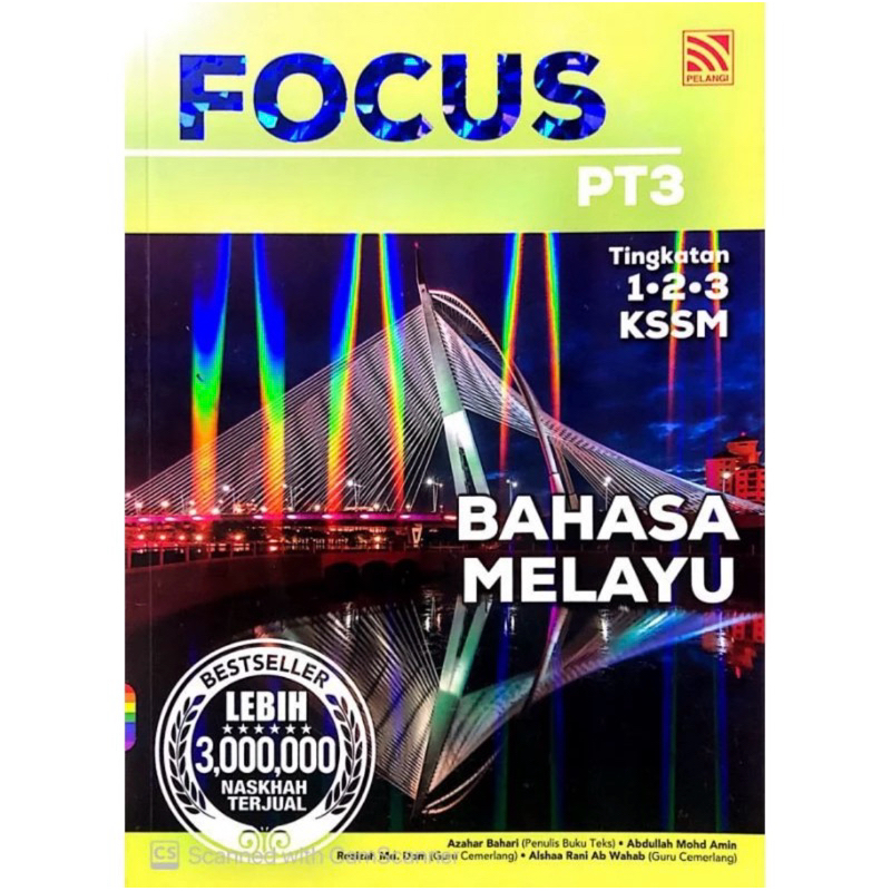 Focus Pt3 Bahasa Melayu Penerbit Pelangi Buku Pelajaran Pt3 Buku Sekolah Menengah（slight flaw ...