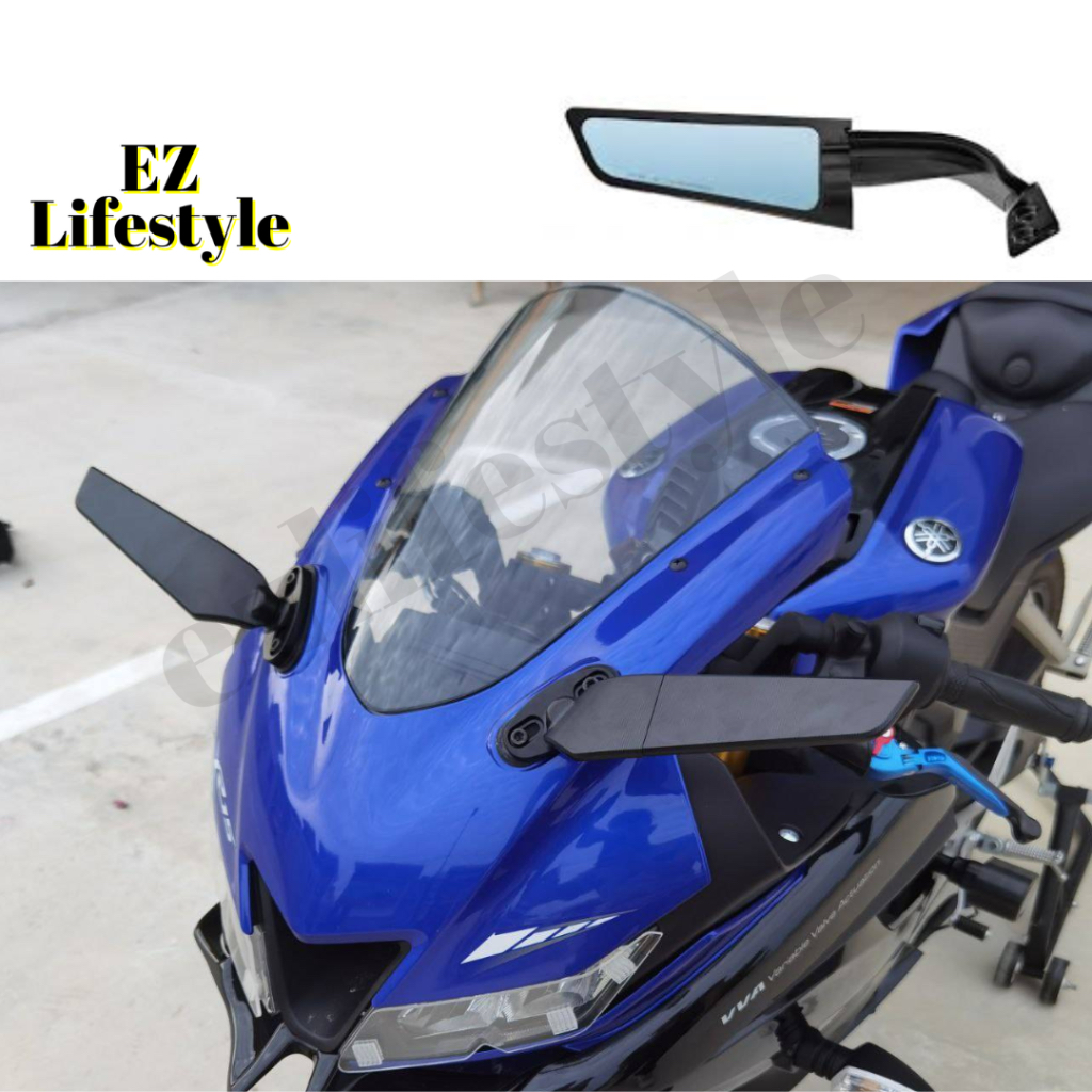 Winglet Side Mirror Superbike Sportbike NInja250 Cbr150r R15m Cbr250rr ...