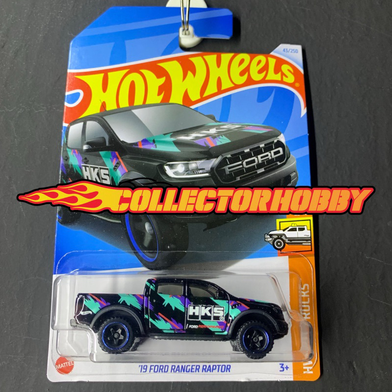 Hot Wheels Mainline 19 Ford Ranger Raptor (HKS) | Shopee Malaysia