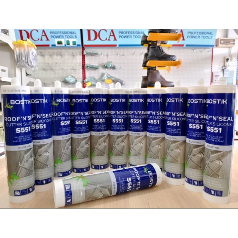 BOSTIK S551 Roof 'N' Seal Gutter Silicone | For Roofing and Gutter Sealing | Shopee Malaysia