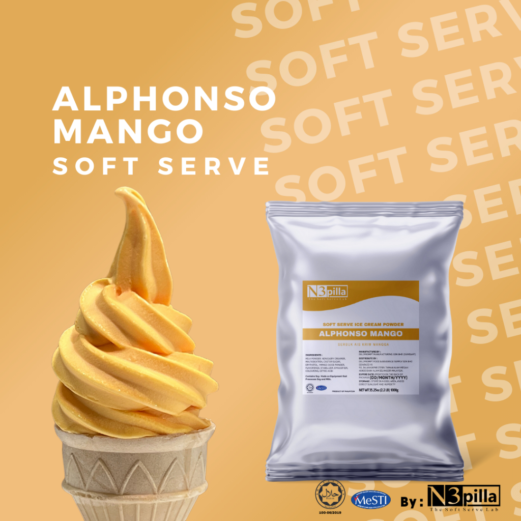 N3 ALPHONSO MANGO SOFT SERVE ICE CREAM POWDER 1KG | Shopee Malaysia
