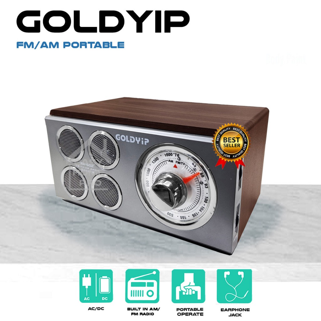 [REFURBISHED CLEARANCE STOCK]-LIMITED STOCK!! GOLDYIP RA-602(CLEAR) MURAH RADIO PLAYER (FM ...