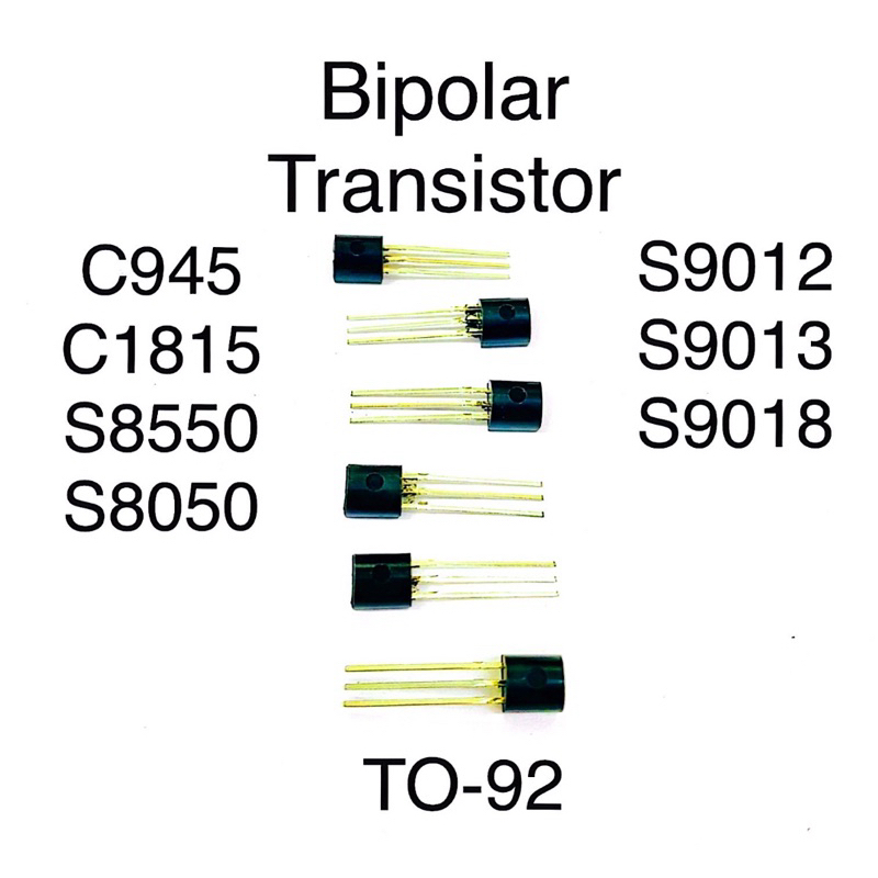 Ready Stock 10PC Bipolar Transistor S8550 S8050 S9012 S9013 S9018 C1815 C945 (TO-92) | Shopee ...