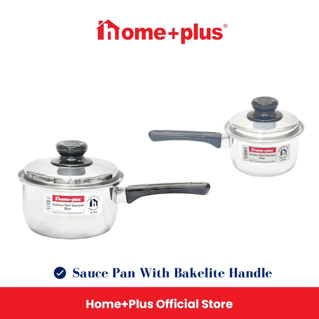Home+Plus Stainless Steel Sauce Pan With Bakelite Handle | Camping ...