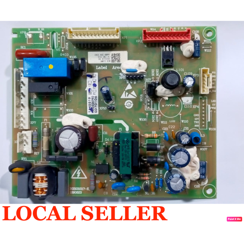 HISENSE RS670N4ACU BCD-518 Frequency Inverter Compressor PCB PC Board ...