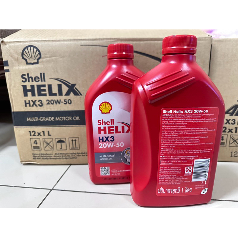 Shell Helix HX3 20W-50 (100% original) | Shopee Malaysia