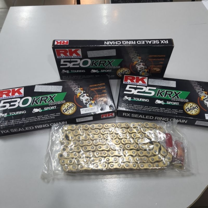 RK XRING GOLD CHAIN 520 525 530 KRX | Shopee Malaysia