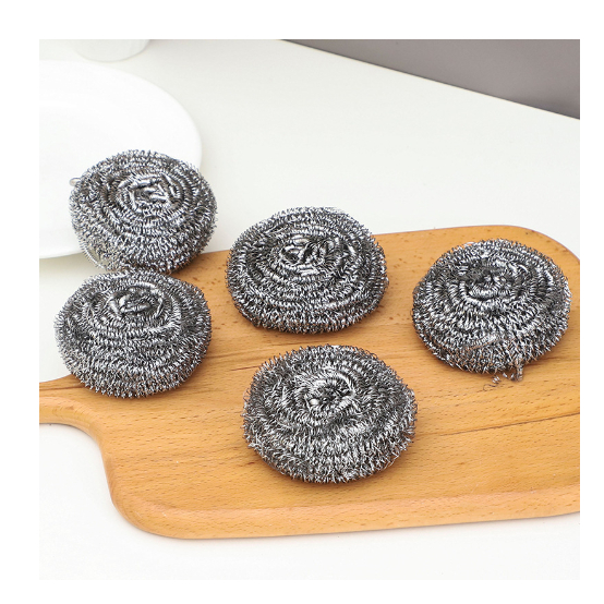 Non-rusting cleaning ball and pan brushing tool, non-stick oil and non ...