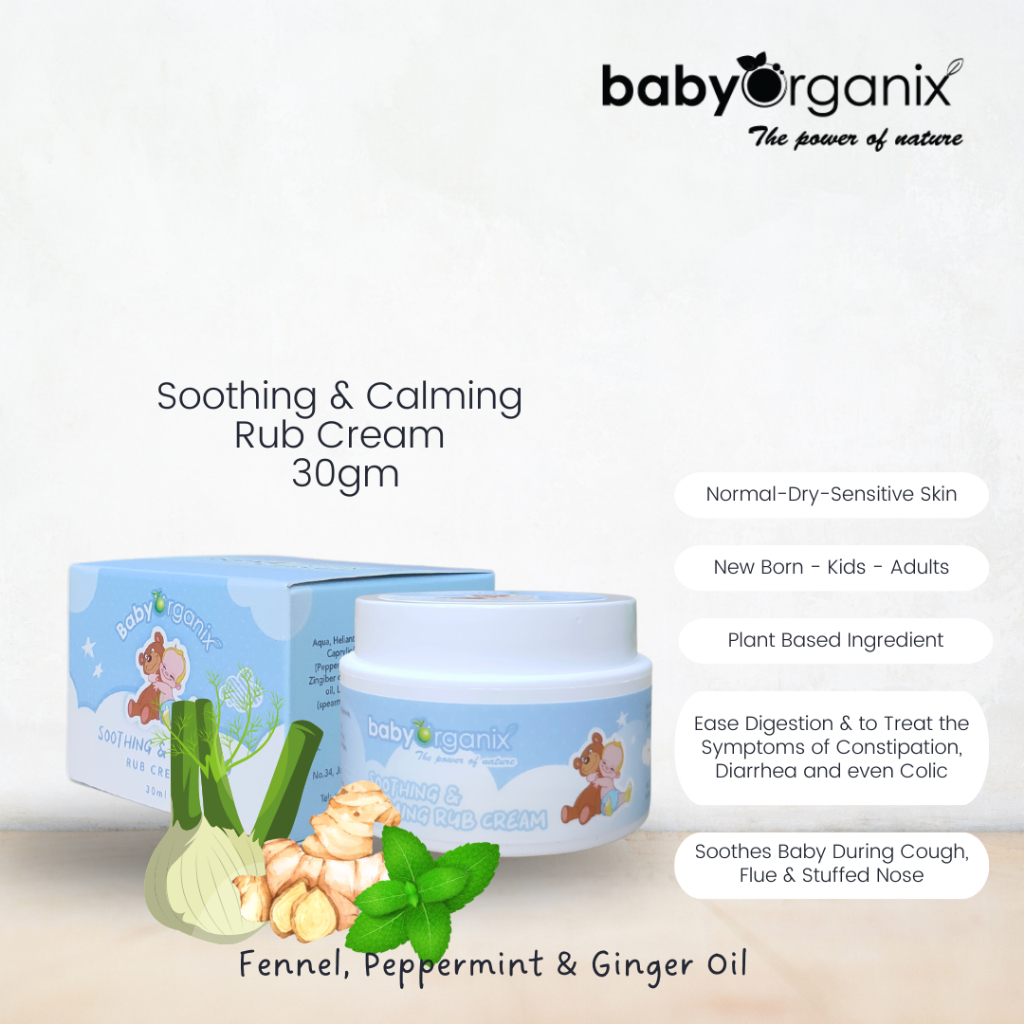 BabyOrganix Soothing & Calming Rub Cream | Shopee Malaysia