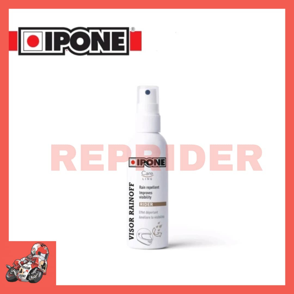 IPONE Helmet Visor RainOff Spray / ANTIFOG RAINPROOF VISOR SPRAY 100% ...