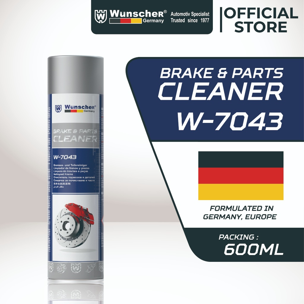 WUNSCHER W-7043 Brake & Parts Cleaner Brake Cleaner (600ml) | Shopee ...