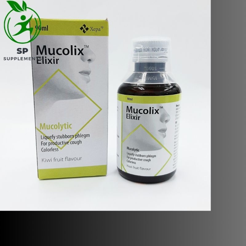 MUCOLIX ELIXIR BROMHEXINE SYRUP 90ML | Shopee Malaysia