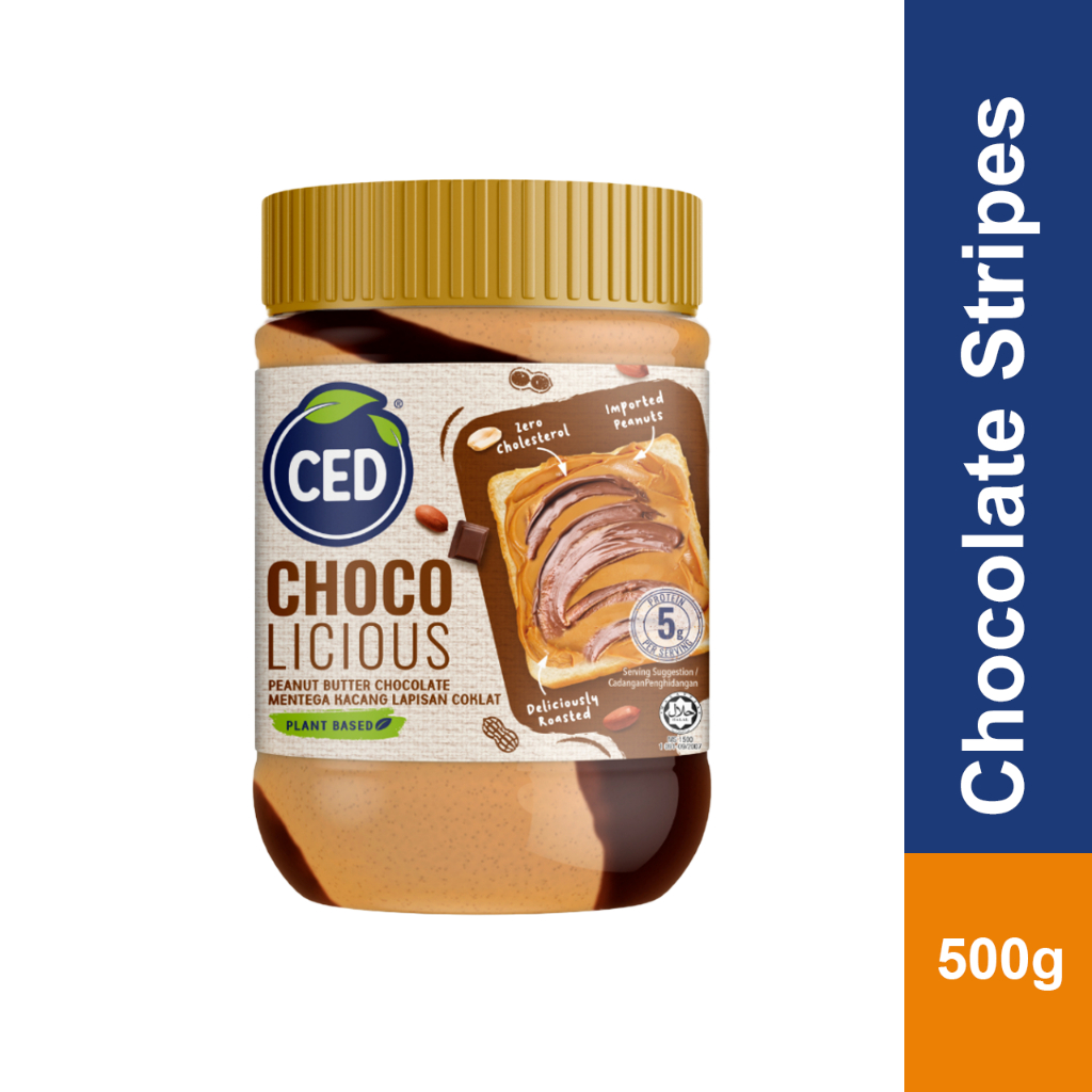 CED Peanut Butter Chocolate Stripes 500g | Shopee Malaysia