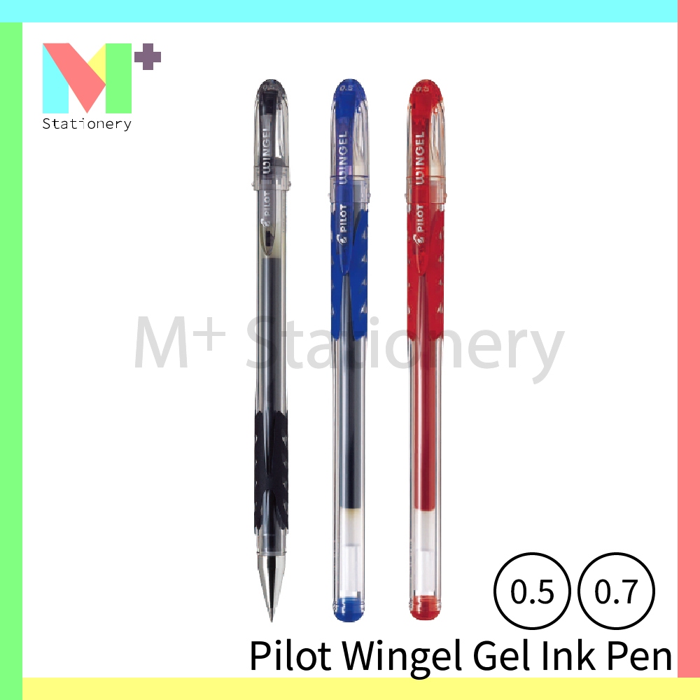 [100% ORIGINAL] Pilot WINGEL Gel Pen (1'pc) (0.5mm/0.7mm / Black, Blue ...