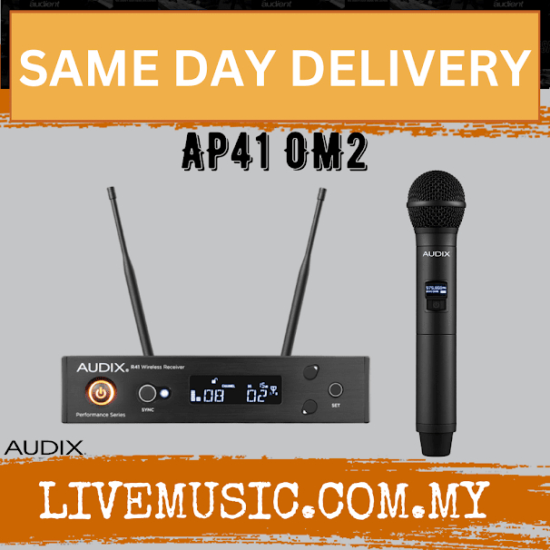 AUDIX AP41 OM2 - Vocal Microphone Wireless System ( AP41-OM2 / AP41OM2 ...