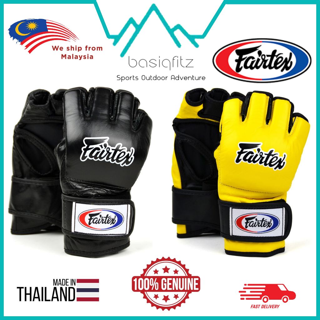 [Genuine] Fairtex FGV12 Ultimate Combat MMA Gloves with "Open Thumb ...