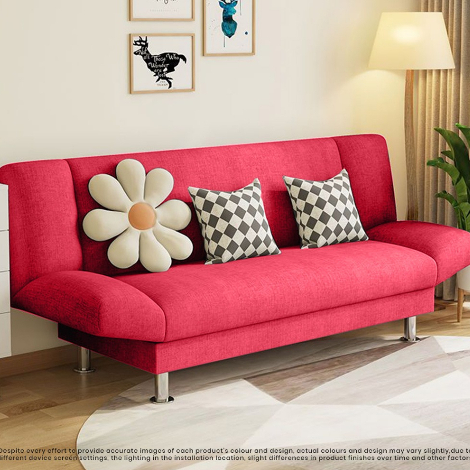 KITCHENU: IRIS Luxury Foldable Sofa Bed Katil 2 seater / 3 seater / 4 ...