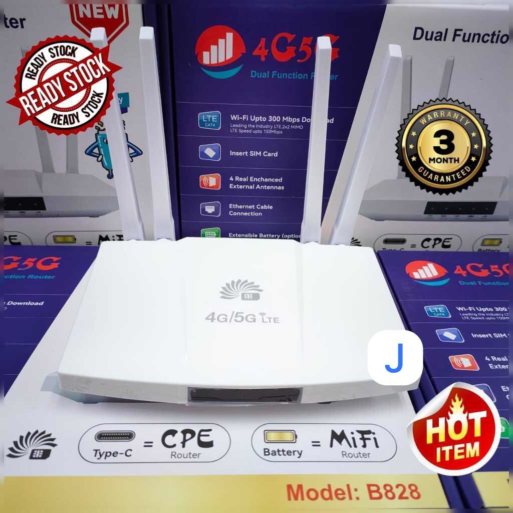 4G LTE Wireless Modified Router Modem Support Unlimited Wifi Hotspot Sim Card Router B828 Dual ...