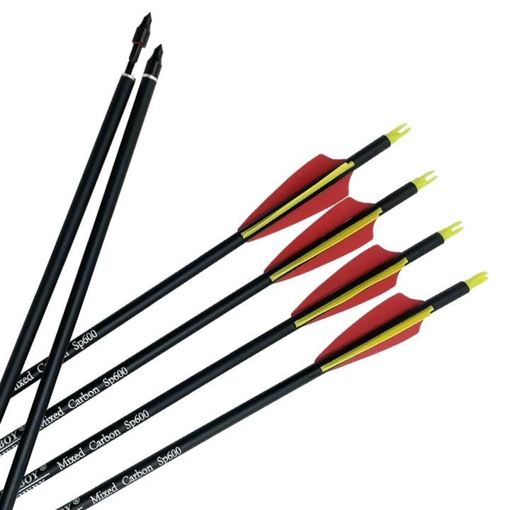 LINKBOY ARROW MIXED CARBON PLASTIC VANES ID6.2MM (HARGA 6BATANG) USE ...