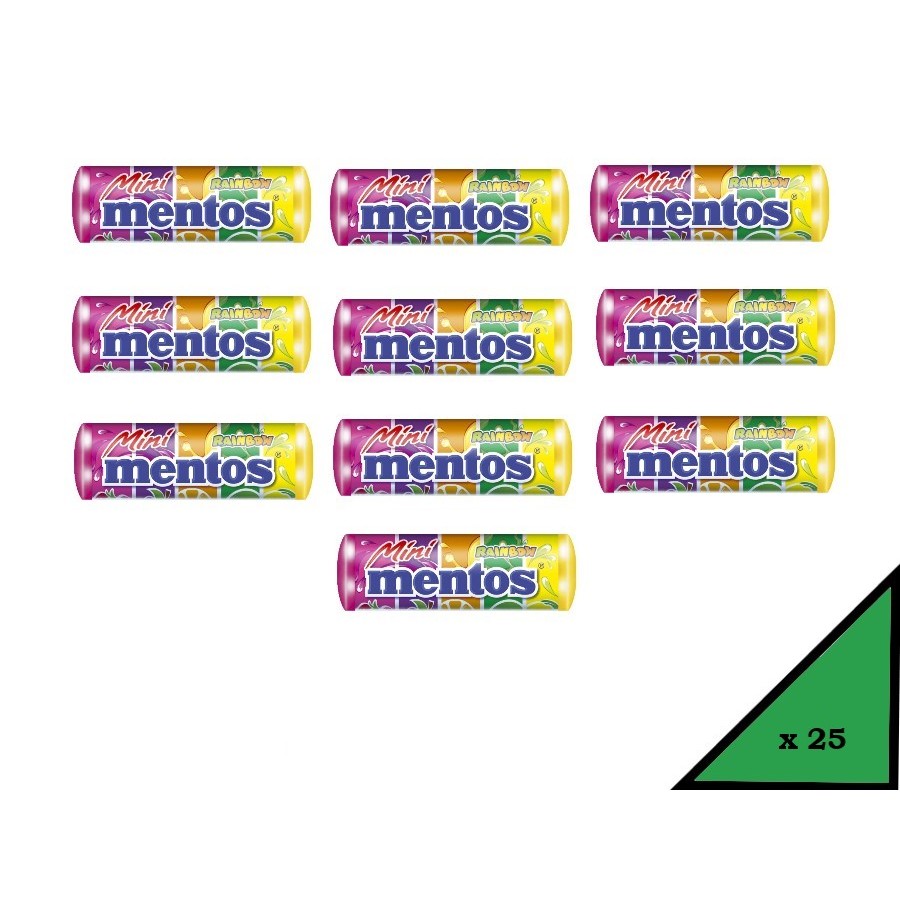 [Ready Stock] (Halal) Mini Mentos repack 10pcs/25pcs | Shopee Malaysia