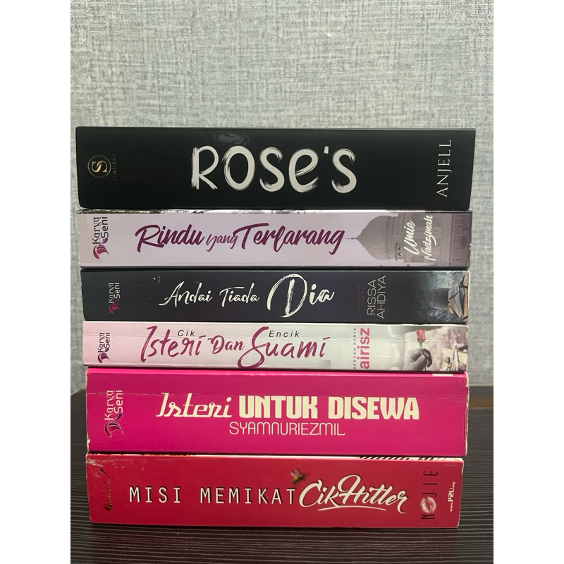 Novel Rose’s by Anjell (Combo preloved) | Shopee Malaysia
