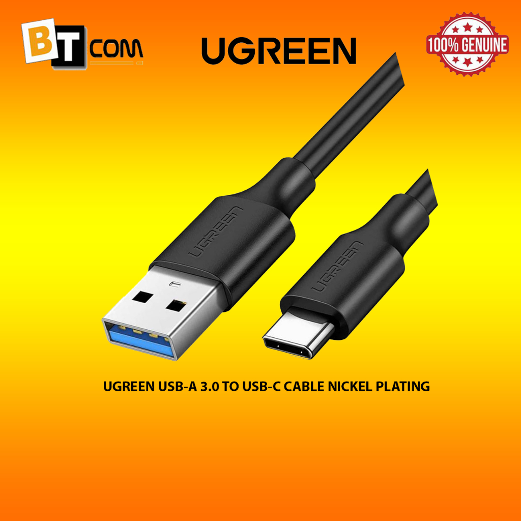 UGREEN USB-A 3.0 TO USB-C CABLE NICKEL PLATING 1.5M UG-US184-20883 | Shopee Malaysia