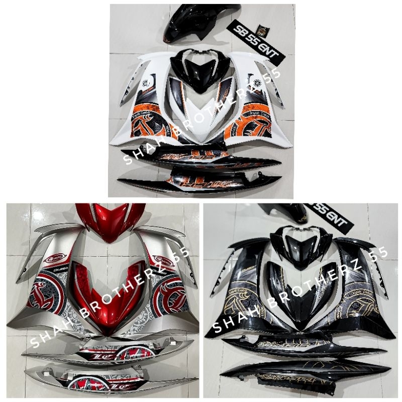 COVERSET LC V8 BATIK ALL CUSTOM 🔥 | Shopee Malaysia