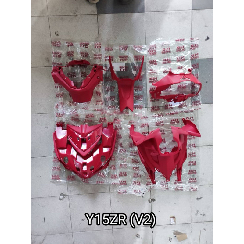 Inner Set Cover Inner Colour (HLD) Yamaha y15zr y15 v2 merah red | Shopee Malaysia