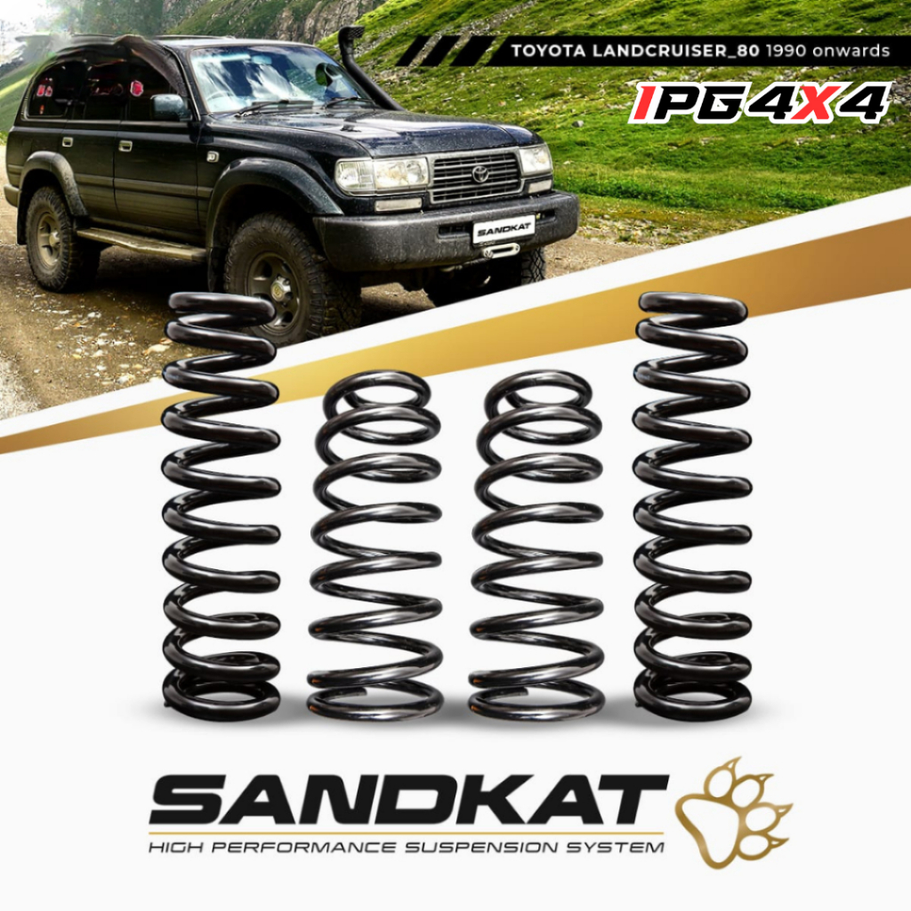 Toyota Land Cruiser 80 Coil Spring 2" 3" 4" Lift Front Rear 1 Pair ...