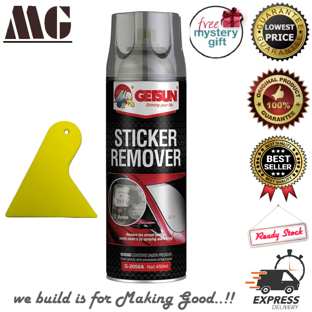 GETSUN STICKER REMOVER G-2058A 450ML | Shopee Malaysia