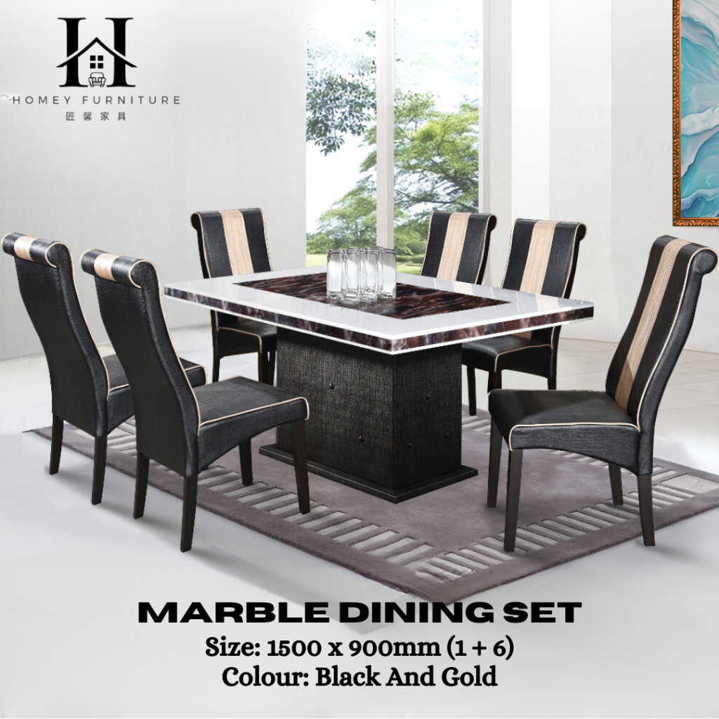 Marble Dining Set | Marble Top Dining Set | Modern Marble Dining Set ...