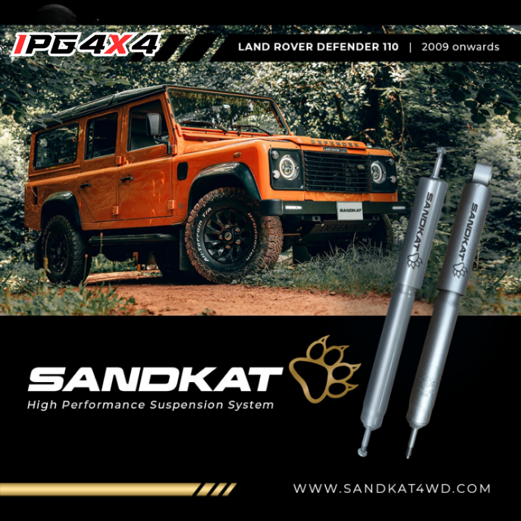 SANDKAT Land Rover Defender 110 Heavy Duty Absorber Nitrogas Shock ...