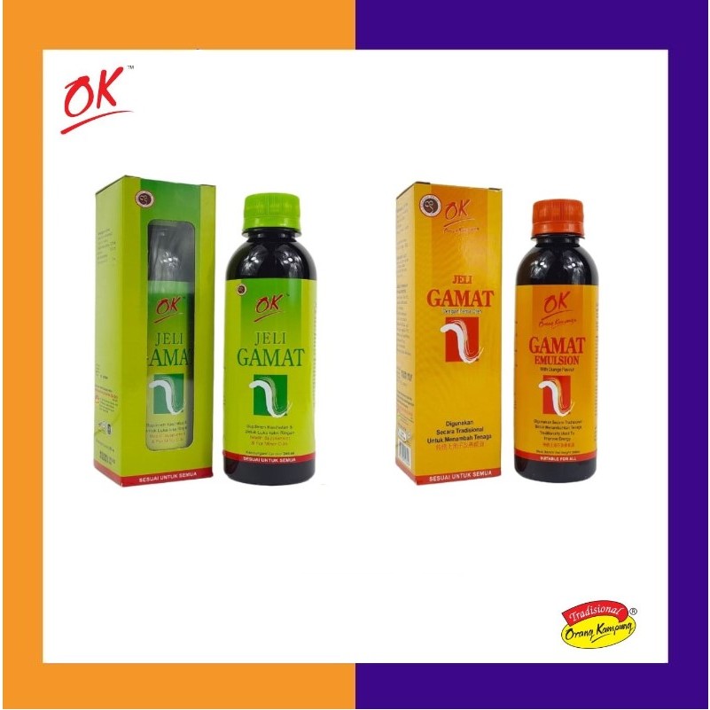 Ok Orang Kampung Jeli Gamat Emulsion Sea Cucumber Jelly 245ml Shopee Malaysia
