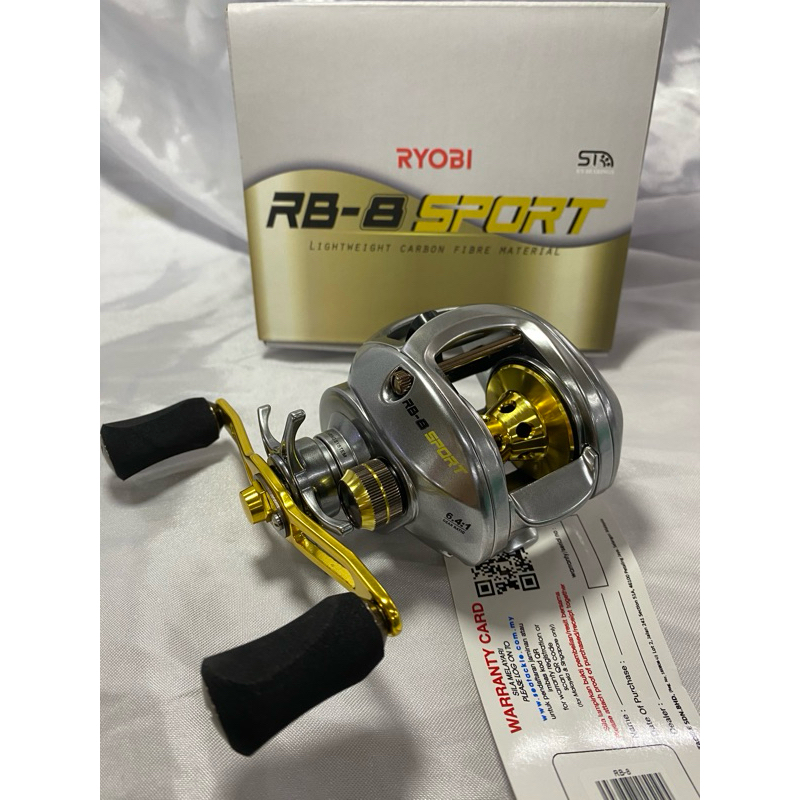 Ryobi RB-8 SPORT BAITCASTING REEL | Shopee Malaysia
