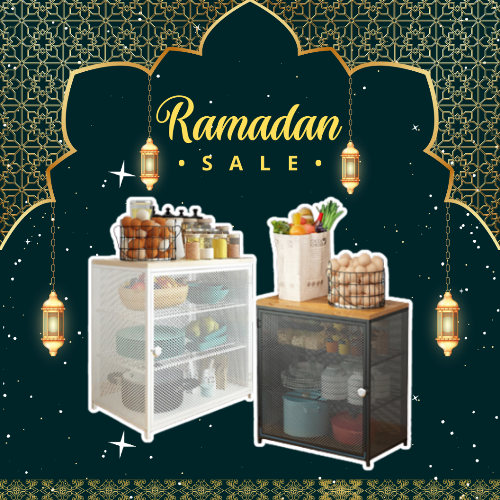 (READY STOCK) Multipurpose Cupboard Cabinet Rack Kitchen Storage Nordic ...