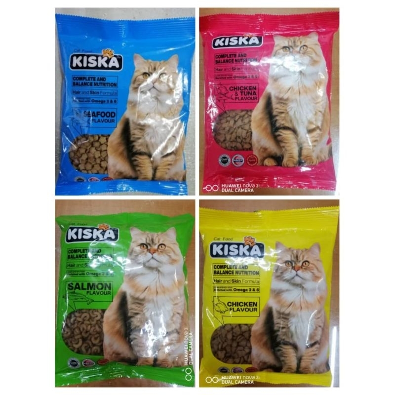 Kiska Dry cat food 350g /Makanan Kucing | Shopee Malaysia