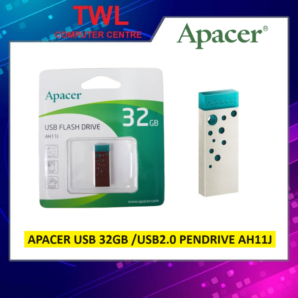 APACER USB 32GB /USB2.0 PENDRIVE AH11J(1Y Warranty) | Shopee Malaysia