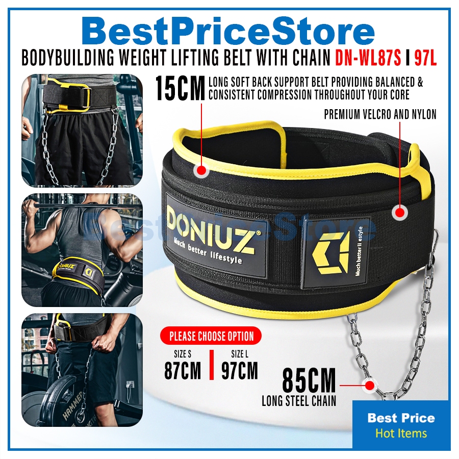 BPA Heavy Duty Premium Weight Lifting Belt 50kg Durable Weightlifting ...