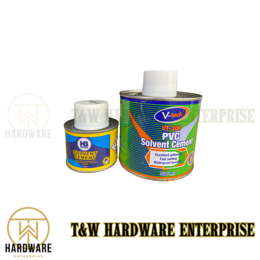 V-Tech VT-300 PVC Solvent Cement 100ml & 500ml PVC Pipe Glue / PVC Pipe Adhesive / Gam Paip PVC ...