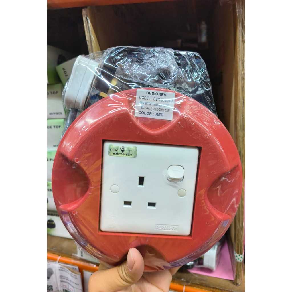 [SIRIM] 5M/10M Copper Extension Box Cable Reel Portable Trailing ...