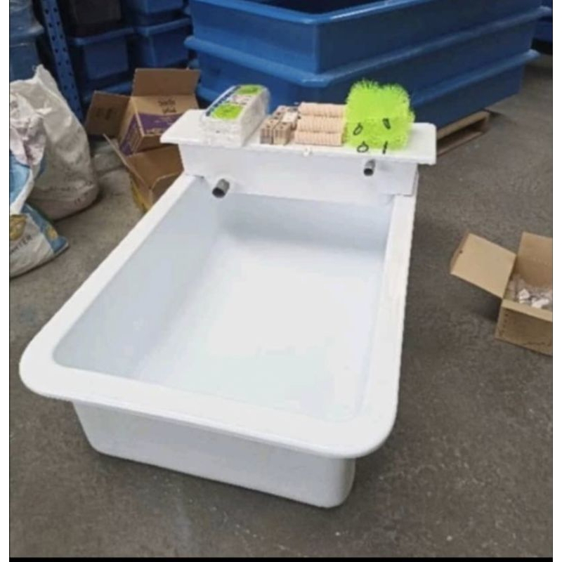 Full Set- Fiberglass Tank L4'xW2.5'xH15" with Filter Box &: Filter ...