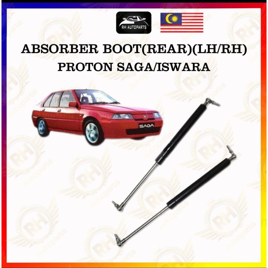 Proton Iswara Saga Aeroback LMST Rear Boot Bonnet Absorber Strut ...