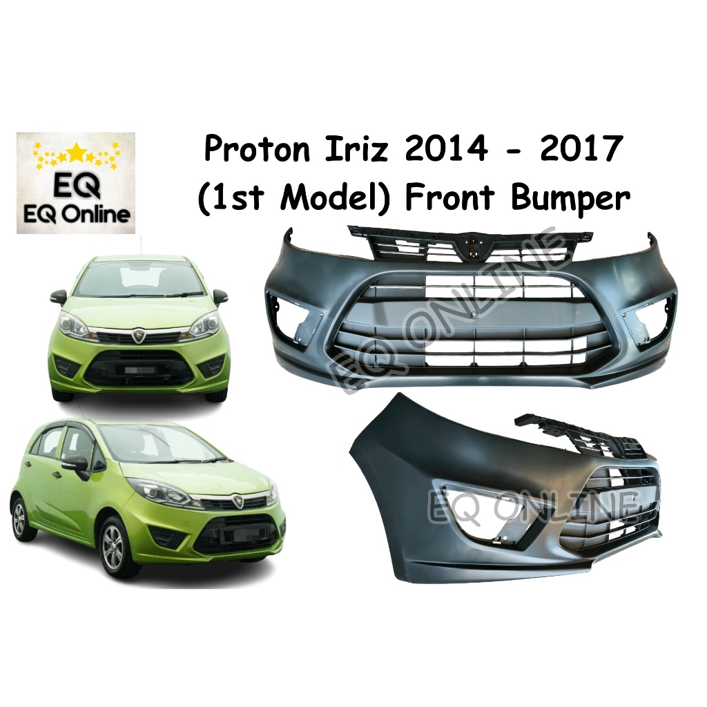 Proton Iriz 2014 - 2017 1st Model Front Bumper (Bumper Depan) PP ...