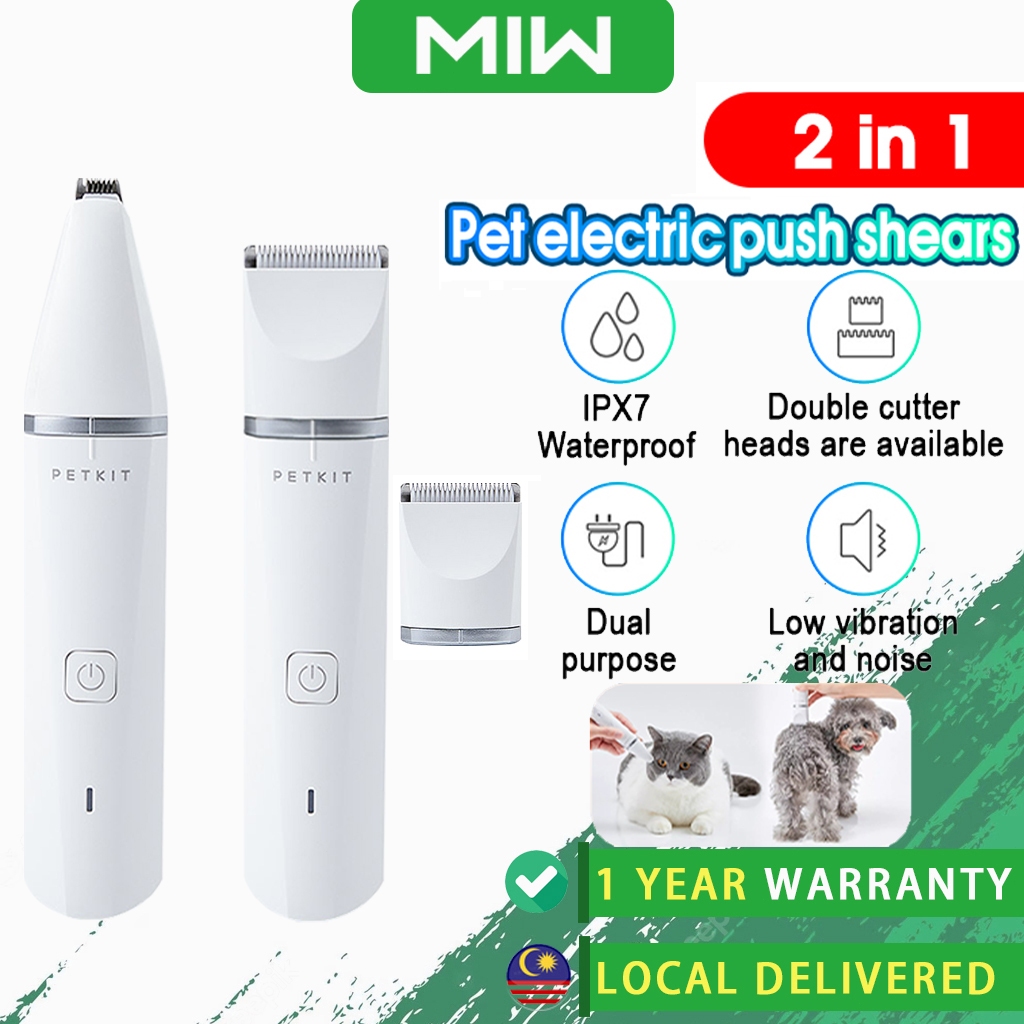 PETKIT 2 In 1 Pet Trimmer Pro Pet Clippers Dog Cat Shaver Trimmer ...