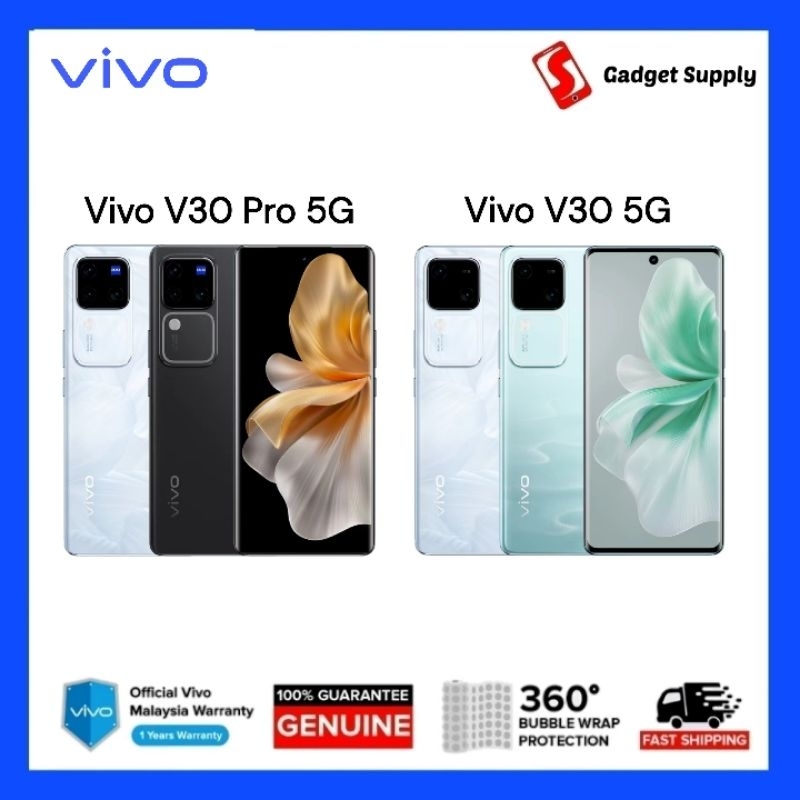 Vivo V30 Pro 5G / V30 5G | 24GB(12+12) RAM 512GB ROM / 256GB ROM | Shopee Malaysia