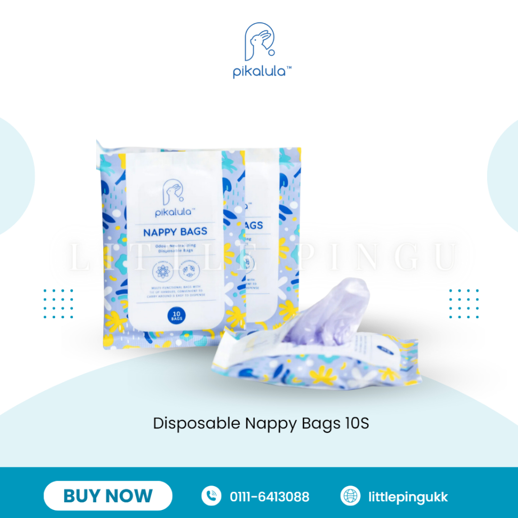 Pikalula Disposable Nappy Bags Scented Biodegradable Diaper Garbage ...