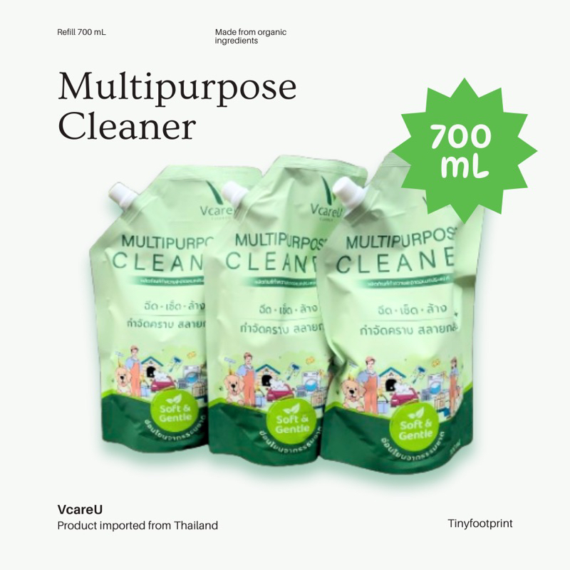 [700 mL] V clean / Multipurpose cleaner natural ingredient / smell good ...